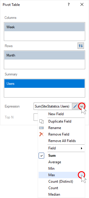 Getting Started Dashboard With Pivot Table