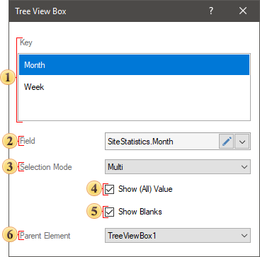 Dashboards > Filtering data > List Box