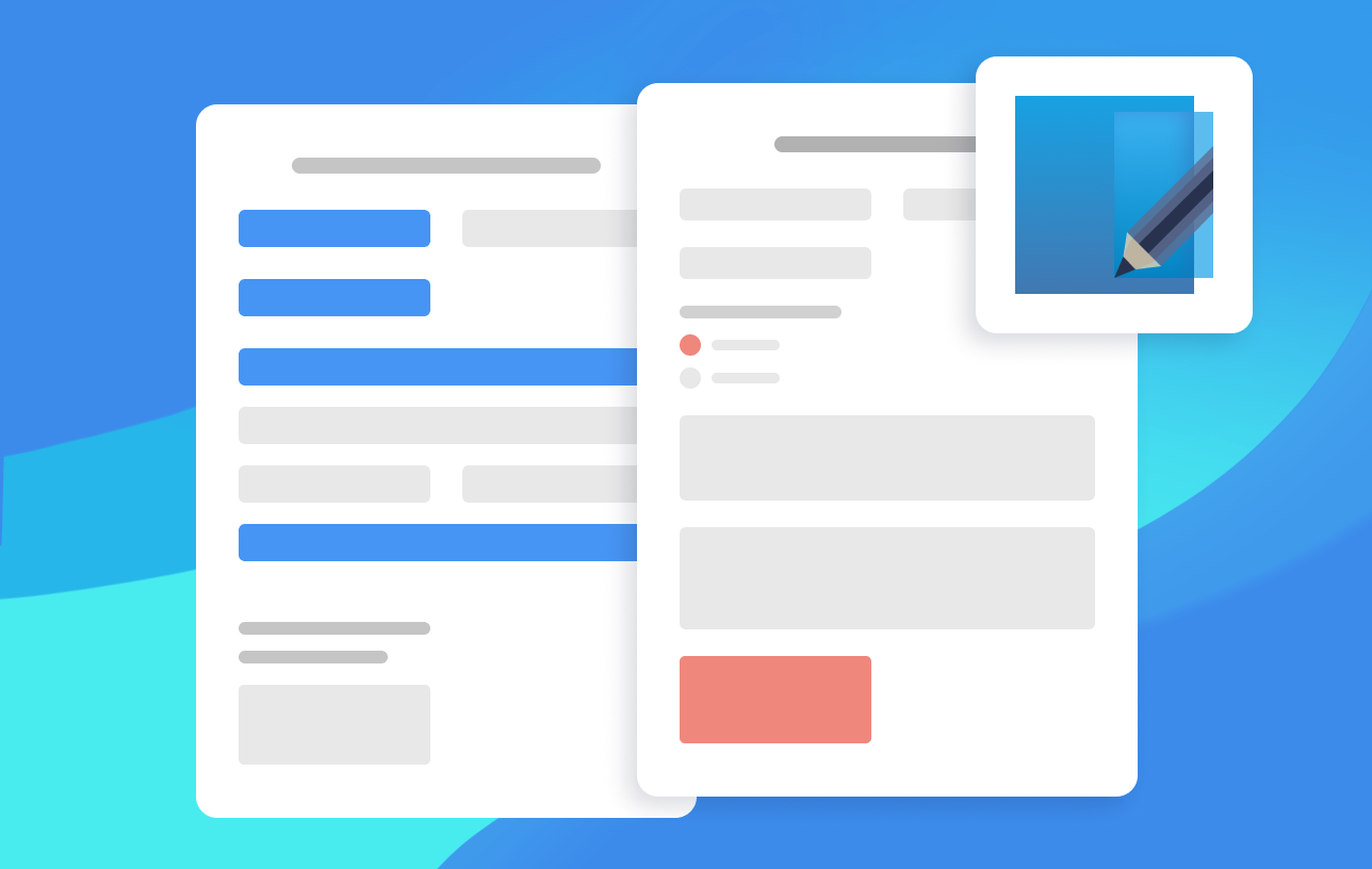 Embeddable component for creating fillable PDF forms in applications