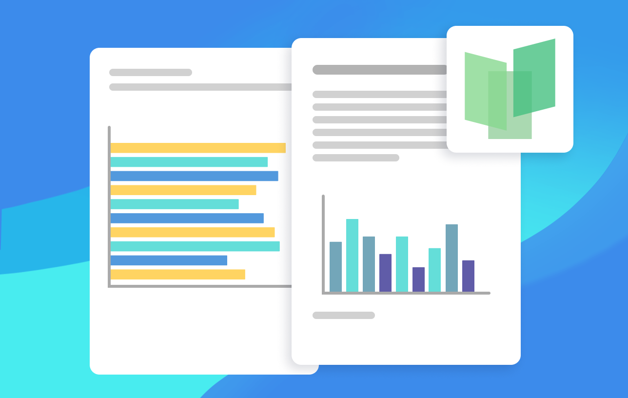 Embeddable components for creating reports, dashboards, and forms