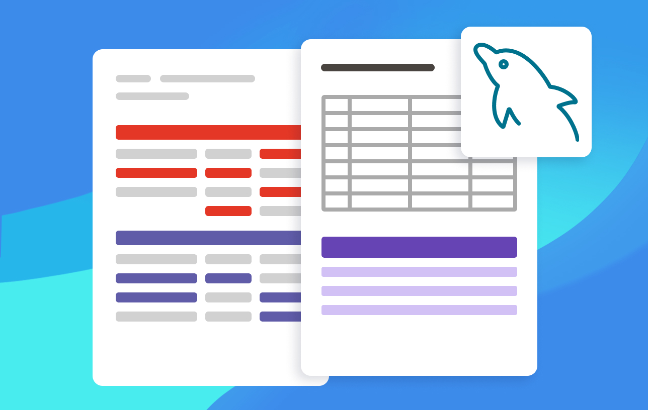 Creating reports based on MySQL data