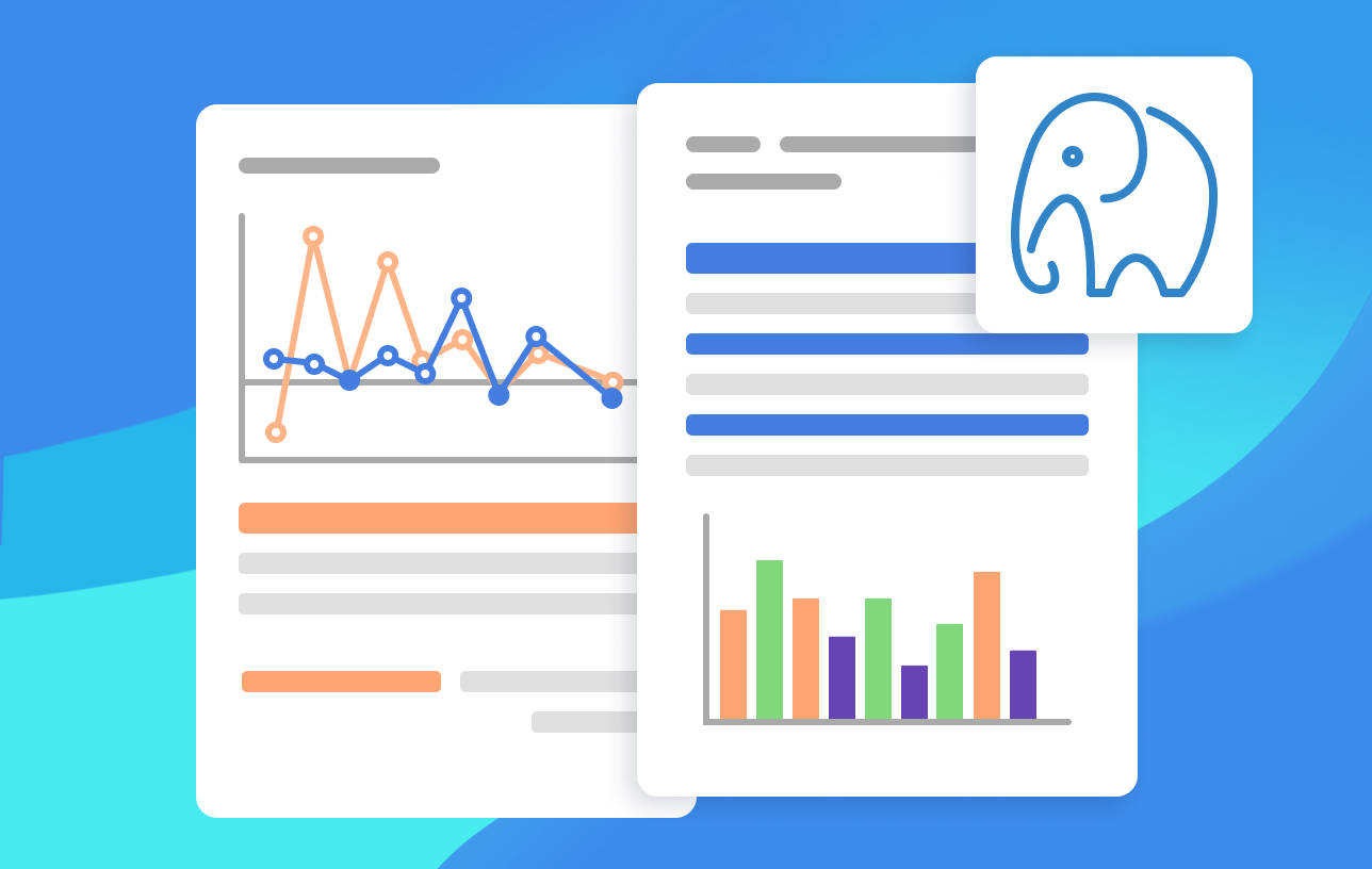 Creating reports based on PostgreSQL